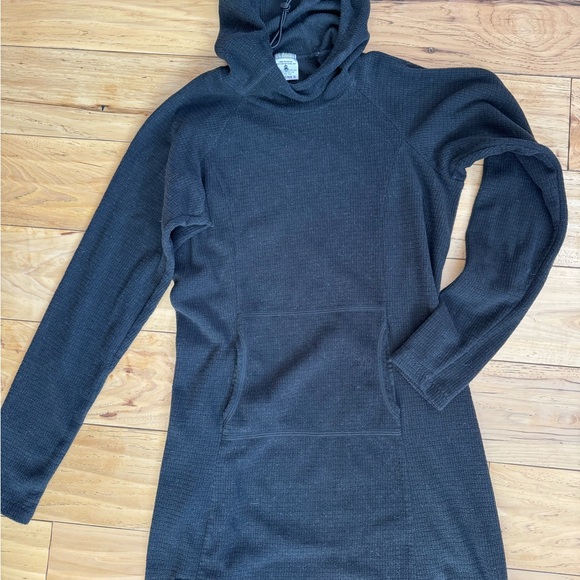 Melanzana | Dresses | Melanzana Charcoal Hooded Dress | Poshmark